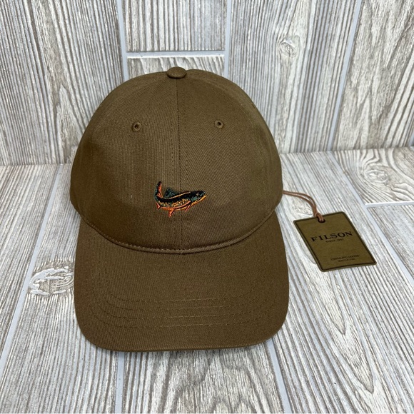 Filson | Accessories | Filson Rainbow Trout Twill Low Profile Cap New ...